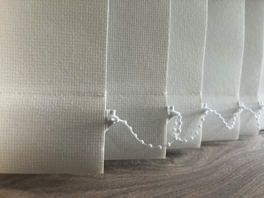 Made to Measure Vertical blinds in White - from just £6.99 - Dahlia ...